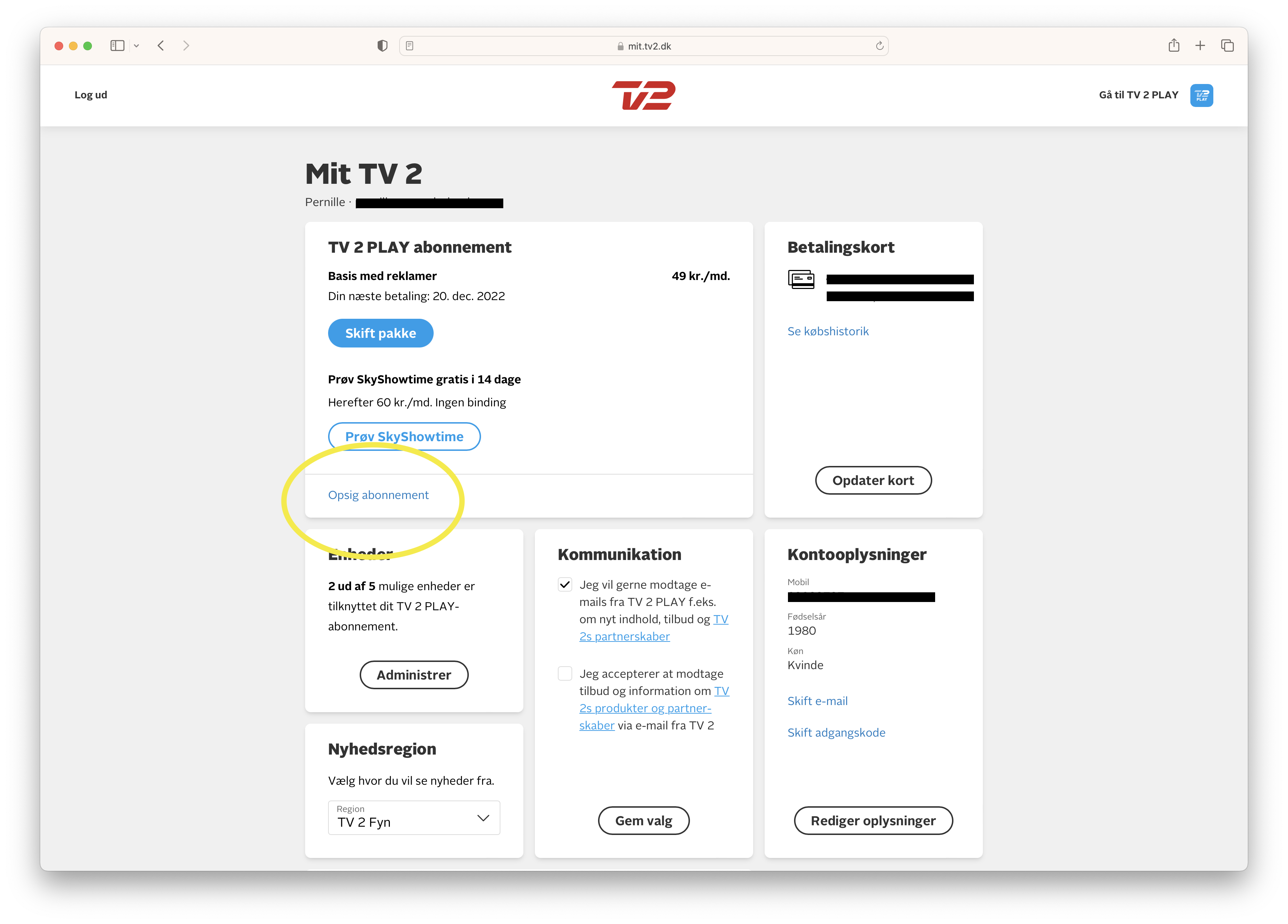 Opsig TV 2 Play abonnement – TV 2 Play